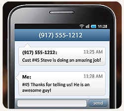 Talk to the Manager - Real-time Anonymous Feedback by Text Message